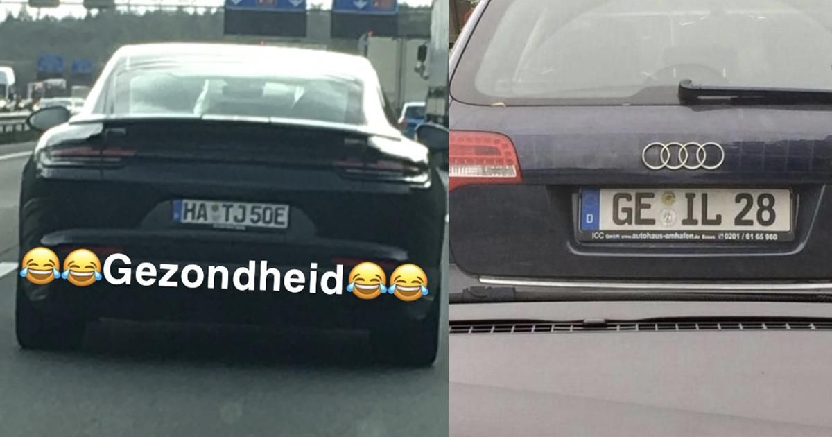 19 vet grappige kentekenplaten voor mensen met kleuterhumor | Kakhiel
